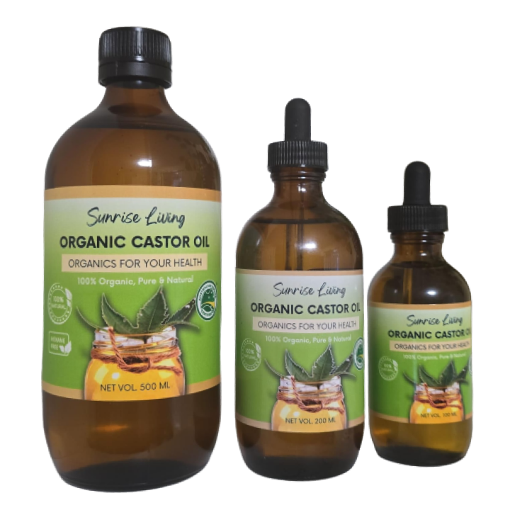 Buy Organic Castor Oil Australia | Cold-Pressed & Hexane Free – Sunrise ...